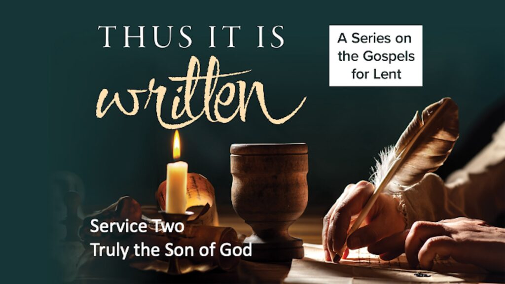 Mid-Week Lenten Service – Week 2 – Epiphany Lutheran Church & School