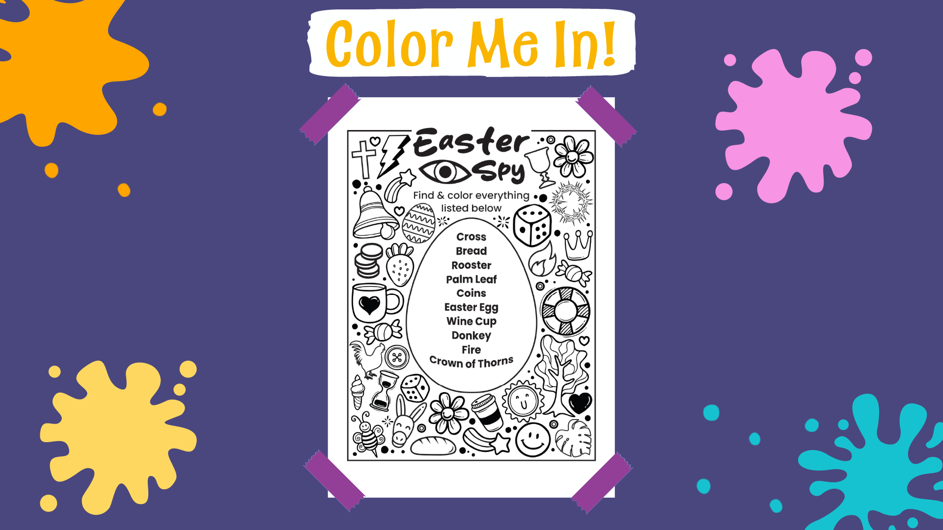 Kids Easter Eye Spy Activity – Epiphany Lutheran Church & School